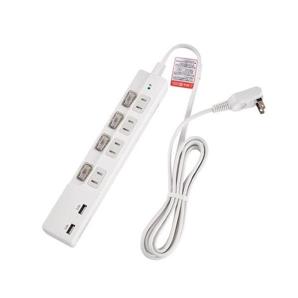 ●サイズ…44×250×27mm/n  ●コード長…2m/n  ●使用温度範囲…-10℃〜40℃/n  ●材質…本体:難燃性ABS樹脂/n  ●プラグ…2P/n  ●AC差込口/n  ●定格…14A・100V(1400W)/n  ●コンセン...