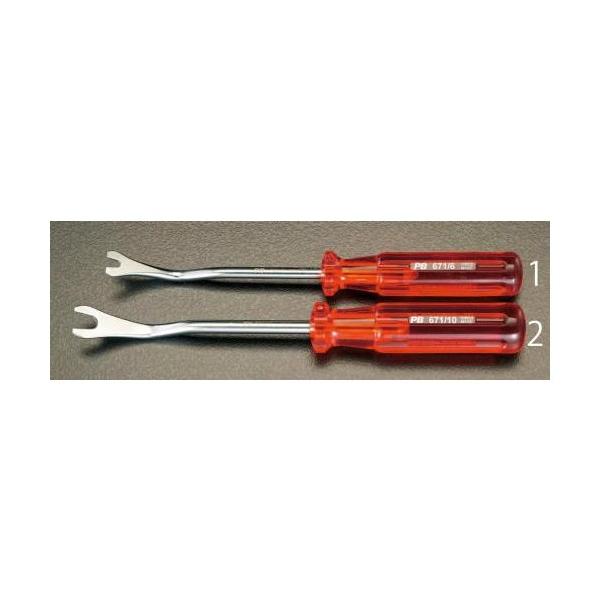 ●メーカー…PBSWISSTOOLS ●型番…PB671.10-120 ●口幅…9mm ●全長…230mm ●内装とクリップ自体にダメージを与えず作業できます。 ●車の内装の内張り外しに最適なクランプツールセット   【入数】 1個 EA6...