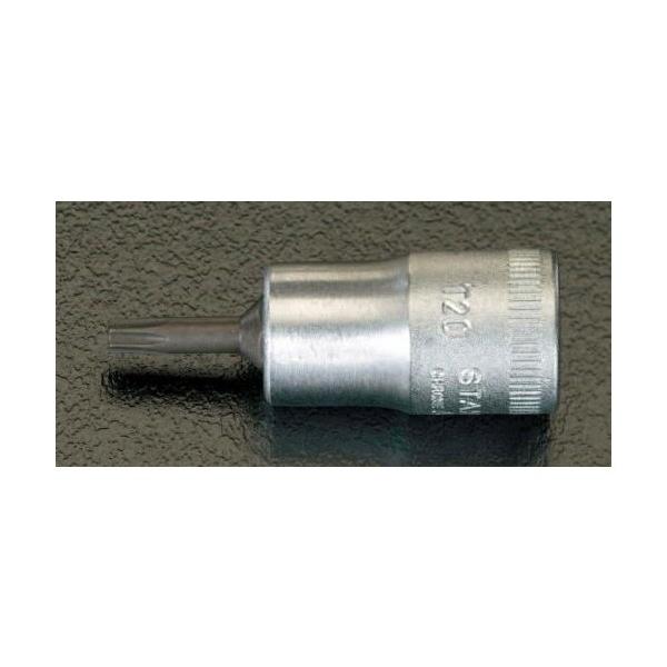 ●差込角…3/8” ●サイズ…T25 先端外形寸法(mm):4.4 全長(L1;mm):49 軸長(L2;mm):17 ソケット部外径(d;mm):17.8 ●ねじサイズ…M4.5-5 ●重量…46g ●側面ローレット加工 ●頑丈な圧入式の...