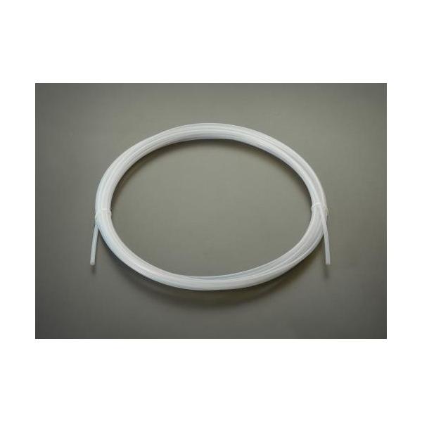 ●材質:フッ素樹脂(PTFE) ●最高使用温度:260℃ ●外径×内径:5×4mm ●長さ:5m ●使用圧力(常温時):0.8MPa ●特徴:耐熱性・非粘着性・耐薬品性・電気絶縁性などに優れています。 ●コード品番:EA125FC-5A  ...
