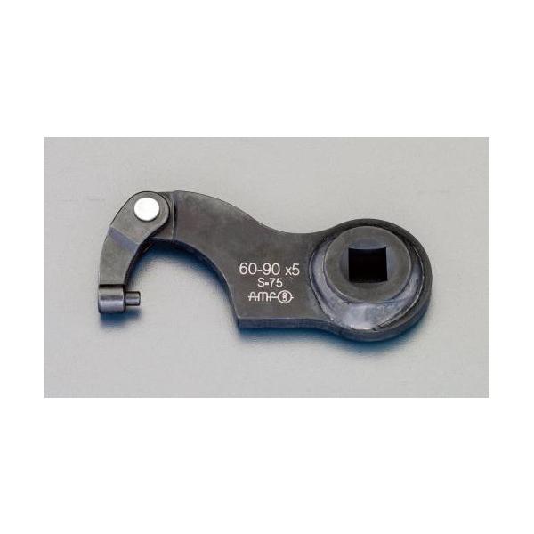 ●材質:特殊鋼 ●差込角:1/2” ●同じ差込角を持つハンドル類と併用してお使い下さい。 ●ナット外径:60/90mm ●ピン径:5.5mm ●コード品番/EA613XP-2   【サイズ】 60-90mm 【入数】 1個 EA613XP2