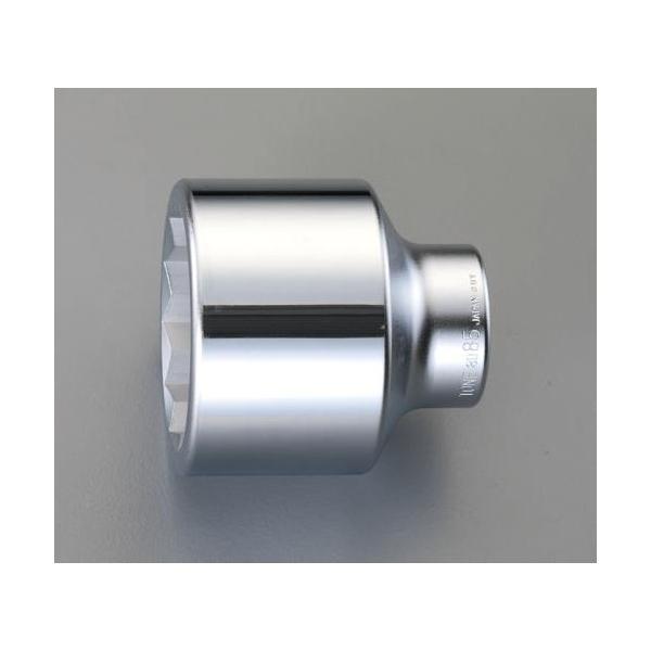 ●差込角:1” ●対辺(mm):75 ●外径:103mm ●全長:110mm ●コード品番:EA618MK-75   【サイズ】 1Sq×75mm 【入数】 1個 EA618MK75