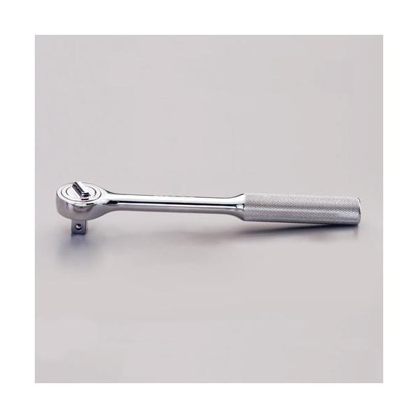 ●差込角…1/2” ●全長…260mm ●送り角…8° ●材質…スチール ●注意…破損や空転の原因になりますので左右の切替レバー操作は確実に行って下さい ●左右切替式   【サイズ】 1/2Sq×260mm 【入数】 1個 EA618XD1