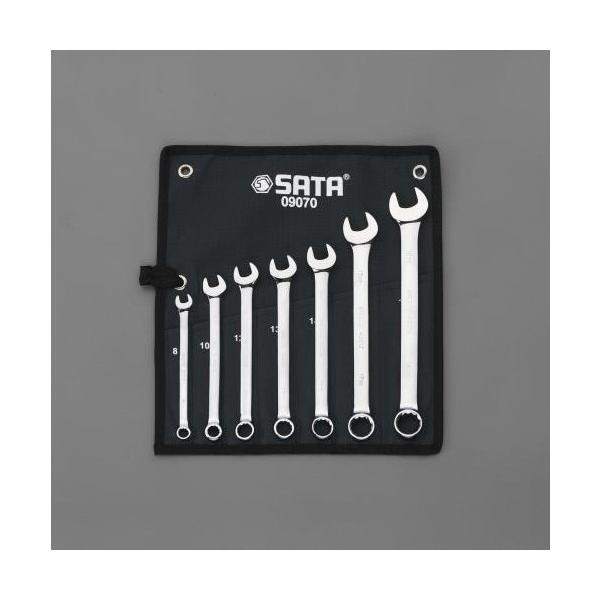 ●サイズ(mm):8.0・10・12・13・14・17・19(7本組) ●材質:クロムバナジウム鋼 ●15°タイプ ●12ポイント ●ツールロール付   【入数】 1 EA684AA