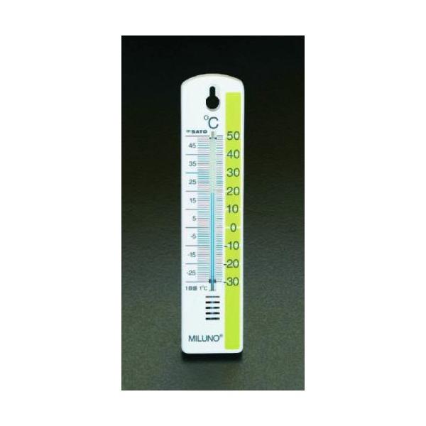 ●材質:プラスチック ●測定範囲:‐30/50℃ ●サイズ(mm):44×9×200(H) ●コード品番:EA728GA-7 棒状温度計 棒温度計  【入数】 1 EA728GA7