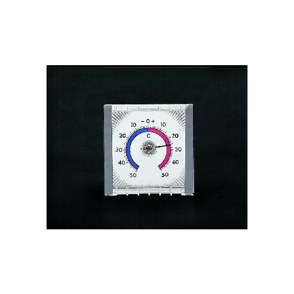 ●材質:プラスチック ●ガラス貼付タイプ ●サイズ:75×75mm ●測定範囲:‐50/＋50℃(窓ガラスの外に付け、室内より見て下さい) ●コード品番:EA728GH-10   【入数】 1 EA728GH10