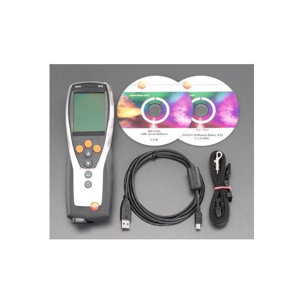 ●メーカー:テストー(testo) ●型番:05636352 ●測定項目:温度、湿度、絶対圧 ●測定範囲:温度:-200〜1370℃、湿度:0〜+100％RH、絶対圧:0〜2000hPa ●分解能:温度:0.1℃、湿度:0.1％RH、絶対圧...