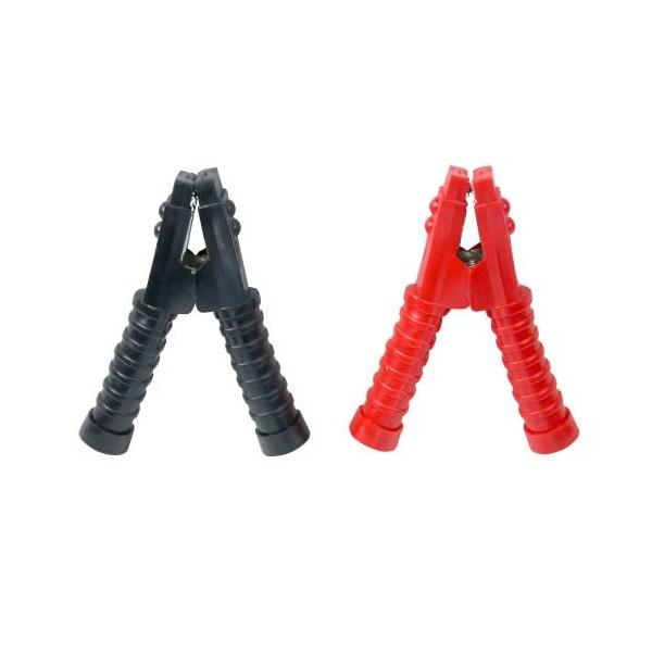 ●電流:200A ●電圧:12V/24V用 ●クリップ全長:150mm ●材質:鉄(ニッケルメッキ) ●適用電線:約22.0mm2 ●入数:各色1個 ●絶縁カバー付 ●黒、赤セット ●ハンドル内に圧着端子付(22-6)   【カラー】 赤・...