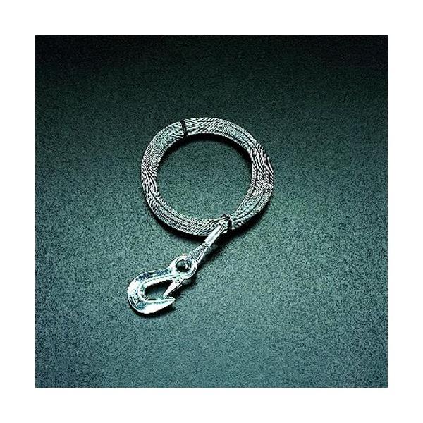 ●コード品番:EA840DA用 ●フックロの開き:17mm ●安全使用荷重:約380kg ●ケーブルサイズ:4.8mm×15m ●コード品番:EA840DC-15   【入数】 1 EA840DC15