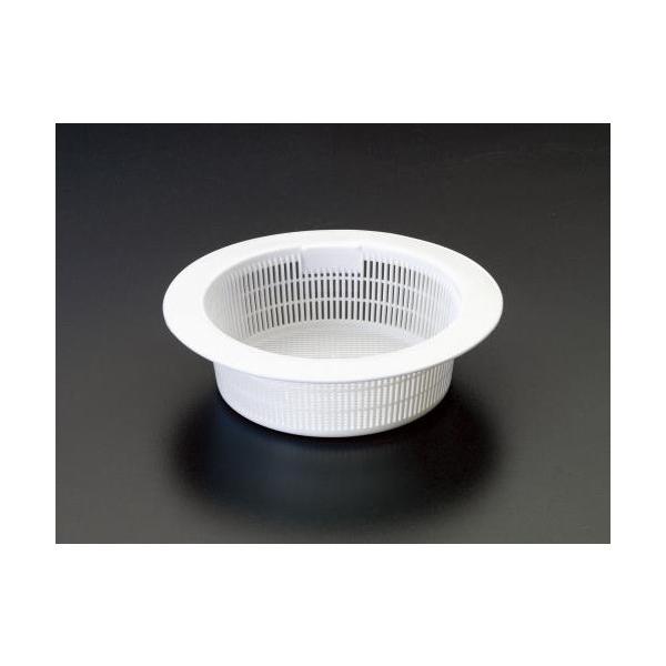 ●サイズ…φ110(φ145)×40mm ●材質…ポリエチレン ●目合…(目安) 底部:1mm角、 側面:縦8〜9mm、横1mm ●ほとんどのキッチンで使える浅型タイプ。   【入数】 1 EA922AL9