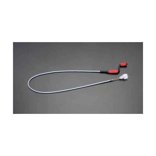 ●ビニール被覆により耐久性があります。 ●材質:ケーブル:スチール(PVCコーティング)、ハンドル:PE、ブラシ:ナイロン ●ブラシサイズ:φ40×65mm ●清掃可能パイプ径:25〜51mm ●ケーブルサイズ(mm):φ8×3000   ...