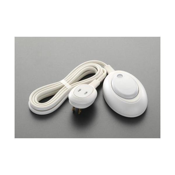 ●メーカー…朝日電器（ELPA） ●型番…WFS-200B ●離れた電機器具を足元でON/OFF ●定格…15A・125V(1500W) ●VFF1.8mm2×2心×2m ●コード長…2m ●通電状態をランプで表示 ●ほこり、ゴミの侵入を防...