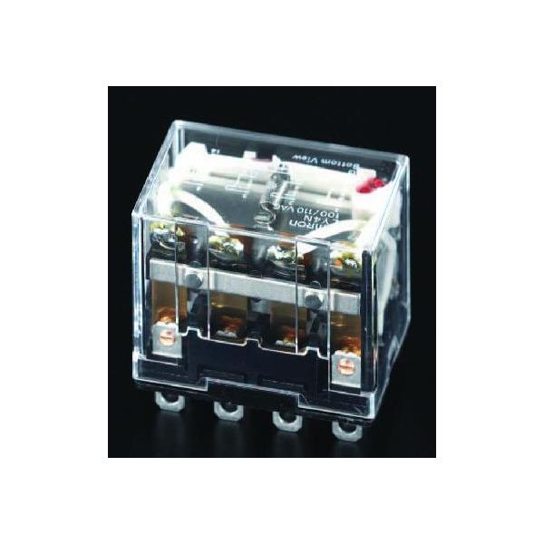 ●メーカー…オムロン（omron） ●型番…LY4N ●極数…4極 ●接点構成…4c ●定格通電電流…10A ●接点機構…シングル ●使用周囲温度…-25℃〜40℃ ●サイズ…41.5×28×36mm ●仕様…動作表示灯内蔵型 ●定格電圧…...