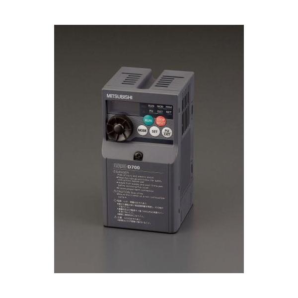 ●メーカー…三菱電機 ●型番…FR-D720-0.1K ●簡単・小型のモーター制御用インバーター ●保護構造…閉鎖形（IP20） ●使用周囲温度…-10〜65℃（凍結のないこと） ●屋内用（腐食性ガス、オイルミスト、じんあいのないこと） ●...