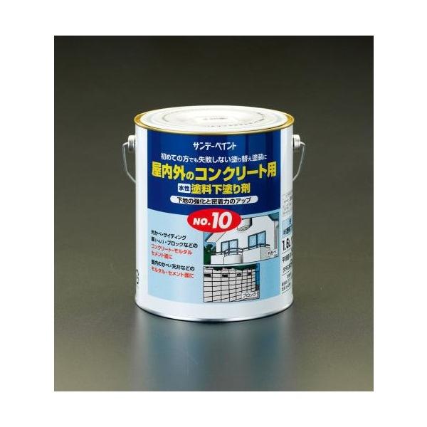 ●内容量:1.6L ●塗り面積(1回塗り):約15m2 ●乾燥時間(指触):20℃:約30分、冬期:約60分 (半硬化):20℃:約2時間、冬期:約4時間 ●強い浸透力で下地の強化と密着性をアップした水性シーラーです。 ●屋外・屋内の塗料下...