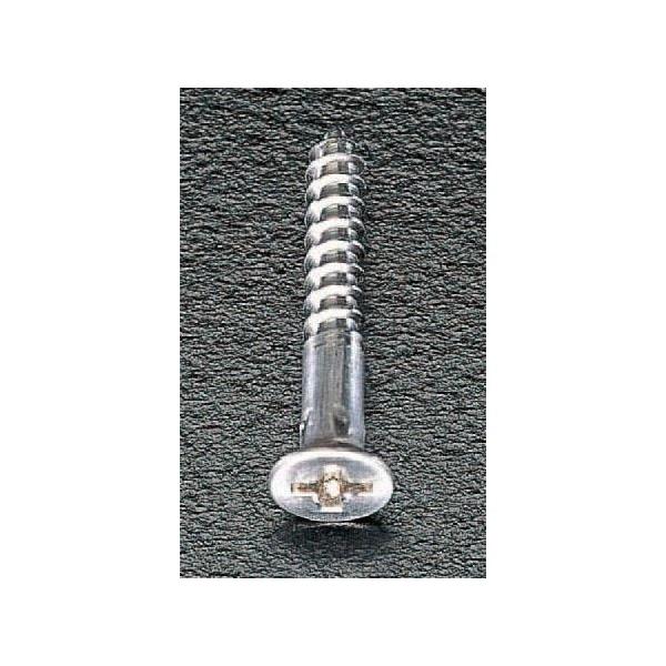 ●材質…鉄(ユニクロメッキ) ●釘の5倍の保持力があります。 ●頭形状…(＋)皿頭 ●サイズ…4.2×41mm ●入数…600個   【入数】 1 EA949EB41