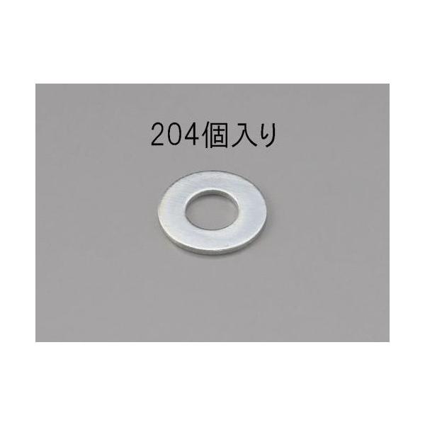●材質…鉄(ユニクロメッキ) ●内径×外径×厚み…3×8×0.5mm ●入数…204個   【入数】 1 EA949LX103