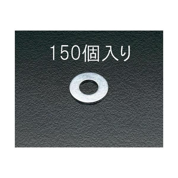 ●材質…鉄(ユニクロメッキ) ●内径×外径×厚み…6×13×1.0mm ●入数…150個   【入数】 1 EA949WF6