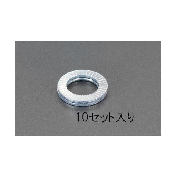 ●材質…鉄 ●内径…8.7mm ●外径…13.5mm ●厚み…2.5mm ●振動や衝撃によるボルトのゆるみに耐えます。 ●入数…10セット   【入数】 1 EA949WN5