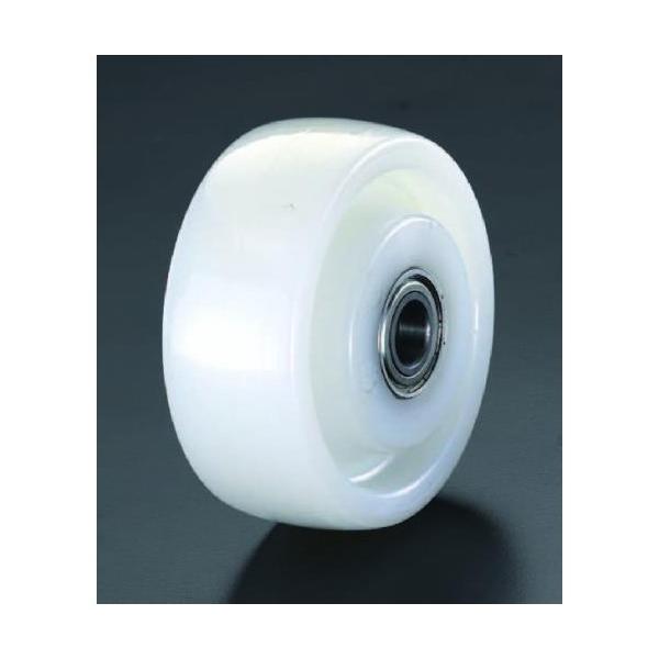 ●車輪径×幅(mm)…175×50 ●軸径(mm)…20 ●軸幅…60mm ●耐荷重(kg)…1000 (4 km/h) ●タイヤ硬度…70 ショアD ●耐熱温度…-20〜80℃ (35℃以上では負荷容量が減少します。 ) ●重量(g)…1...