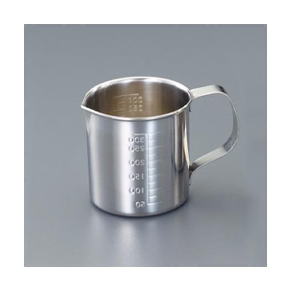 ●材質…ステンレス(18-8) ●サイズ…φ74×80(H)mm ●容量…300ml ●重量…約113g ●オイル等の計量にご使用下さい。 ●注ぎ口付 ●目盛付 目盛についてはサブ画像を参照ください。   【入数】 1 EA991KS04