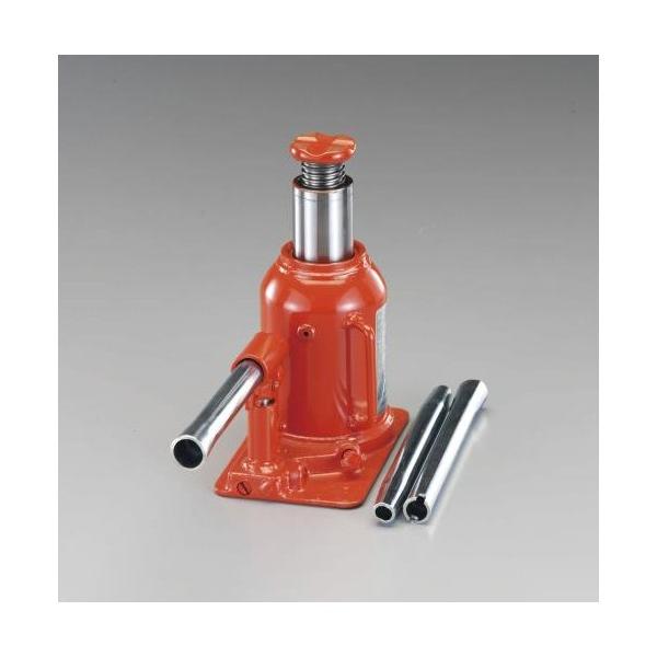 ●補助ねじを使って高さの微調整ができます。 ●メーカー:マサダ製作所 ●型番:MHB-10 ●能力:10t ●最低高:170mm ●最大揚高:340mm ●重量:6.4kg   【入数】 1 EA993BK10