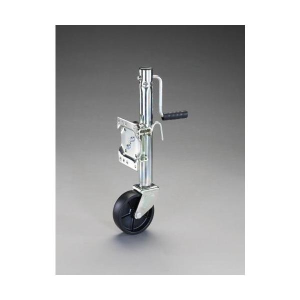 ●耐荷重:454kg ●ストローク:250mm ●最高リフト高:580mm ●最大取付サイズ:76×127mm ●取付プレート180°回転可 ●車輪材質:ポリウレタン ●重量:約7.3kg   【入数】 1 EA993MT3