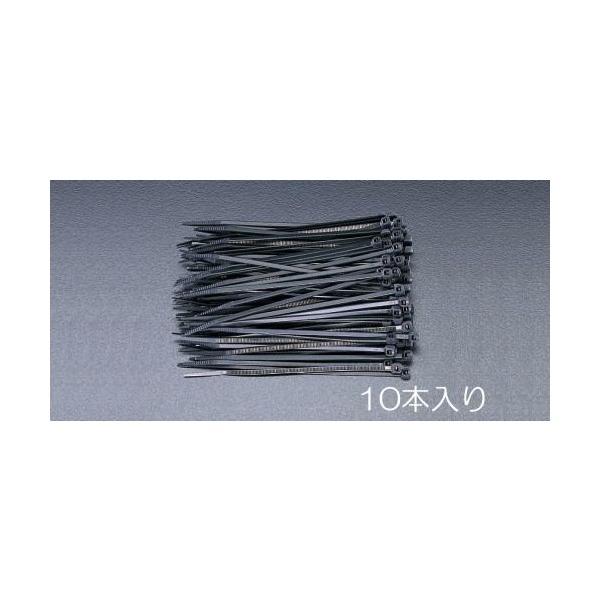 ●カーボン粒の添加により耐紫外線に優れ、屋外の天候条件下で使用できます。 ●入数は10本です。 ●材質:ナイロン66 ●全長:200mm ●幅:4.6mm ●最大径:55mm ●厚み:1.6mm ●使用温度範囲:-40〜85℃ ●ループ引張...