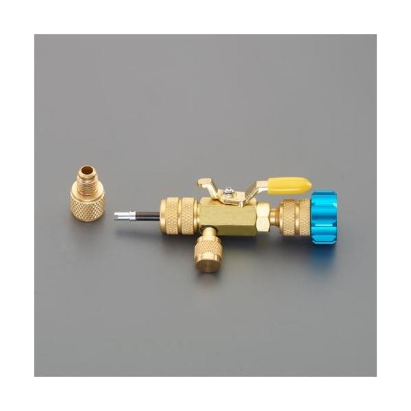 ●メーカー…FUSO ●型番…FS-792A ●接続径…1/4”フレア ●付属品…変換アダプター(5/16”)1個 ●全長…115mm(最大175mm) ●バルブコアを冷媒を漏らすことなく交換することができます。 ●適用冷媒…R410A・R...