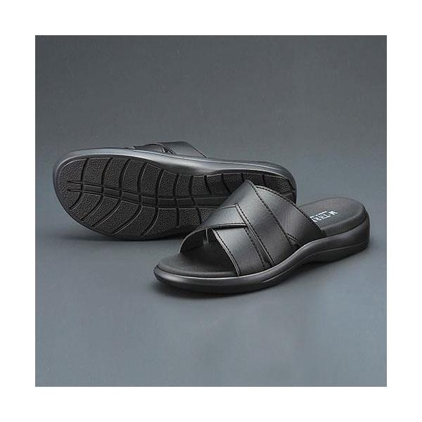 ●材質…甲部:合成皮革、ソール:ウレタン インソール:発泡ウレタン ●サイズ…26.5〜27.5cm ●カラー…ブラック ●インソールに弾力性のある素材を使用しています。   【サイズ】 LL 【カラー】 黒 【入数】 1 EA910SV22