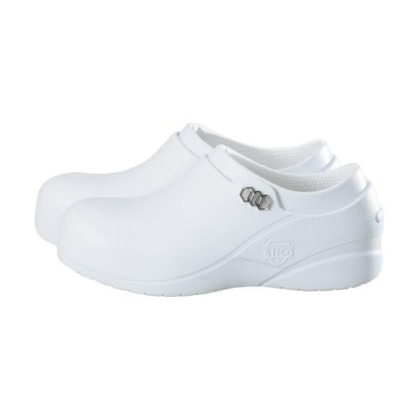 ■特徴 水や油、洗剤の上でも優れた防滑性能を発揮します。 靴内の熱気と湿気を素早く排出し、靴内をより快適にします。 プラスチックの先芯は耐荷重500kgです。 独自開発したスーパーEVA素材は、80℃という高い外部温度でも収縮や変形をほぼし...