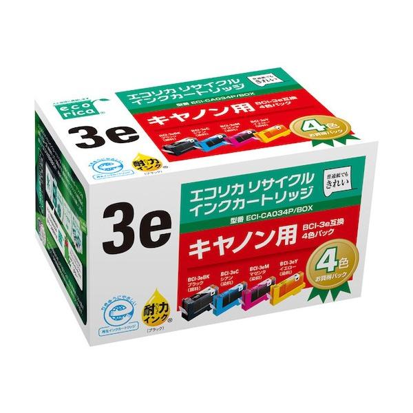 (特長) ●エコリカリサイクルインクカートリッジは使用済みインクカートリッジを全国に設置している ●「エコリカ回収BOX」で回収しリユース(再使用)製品として再生した環境にやさしい製品です。 (規格) ●インク色:ブラック、シアン、マゼンタ...