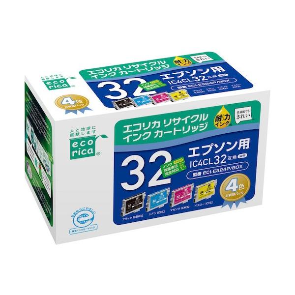 (特長) ●エコリカリサイクルインクカートリッジは使用済みインクカートリッジを全国に設置している ●「エコリカ回収BOX」で回収しリユース(再使用)製品として再生した環境にやさしい製品です。 (規格) ●インク色:ブラック、シアン、マゼンタ...