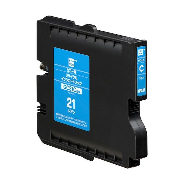 (特長) ●エコリカリサイクルインクカートリッジは使用済みインクカートリッジを全国に設置している ●「エコリカ回収BOX」で回収しリユース(再使用)製品として再生した環境にやさしい製品です。 (規格) ●インク色:シアン ●適合純正品番:G...