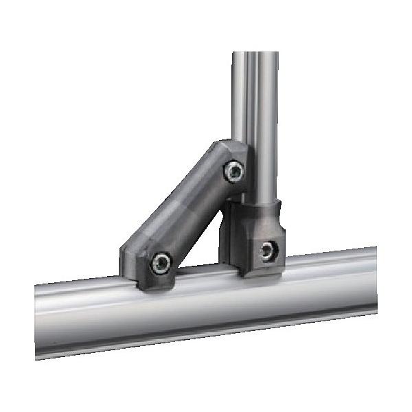 ■特徴 GF-N側には、GF-G(43MMタイプ)フレームにもグリップが可能です。 ■用途 GF-S(19mm)とGF-N(28mm)の90°連結部の補強にご使用ください。 ■仕様 ポイントコネクタN-S ■材質 本体:アルミダイカスト ボ...