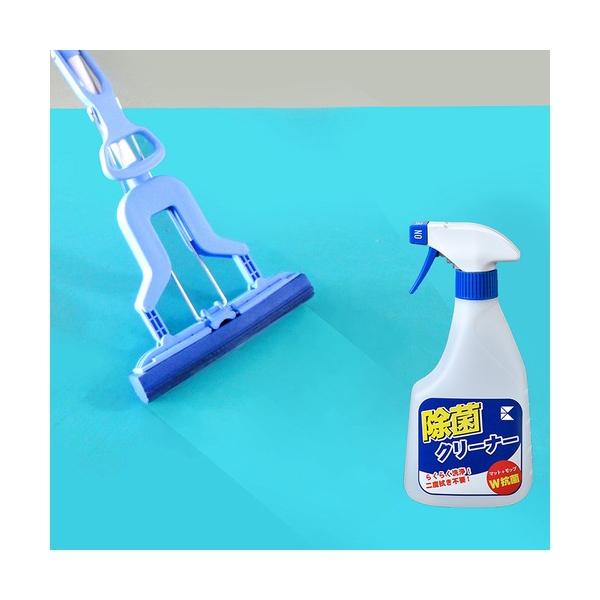 ■特長 初めての方におすすめな、水拭きで洗って繰り返し使える靴底用粘着マット、ステップマットのセットです。  清掃用のスポンジモップと除菌クリーナー（500ml）が付いています。  ステップマットは毛髪やほこり等、靴底の汚染物質を90%以上...