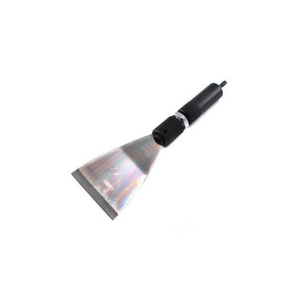 ・電動ドライバー用先端工具スクレーパー。 ・電動ドライバーですいすい剥がし、めくることができます。 ・既存の電動ドライバーにワンタッチで取り付けできます。 ・作業効率の向上に最適です。 ・使用可能電動工具: 電気式/充電式インパクトドライバ...