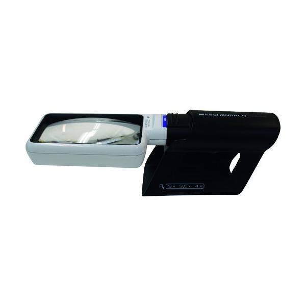 【特長】 ●鮮やかに拡大、LEDライト付 ●歪みの少ない非球面レンズ ●エッシェンバッハ自開発PXM光学樹脂レンズ採用。 傷が付きにくく、明るく拡大します ●専用スタンド「モベース」を使用すれば置型、スタンドルーペにもなります。 。 【仕様...