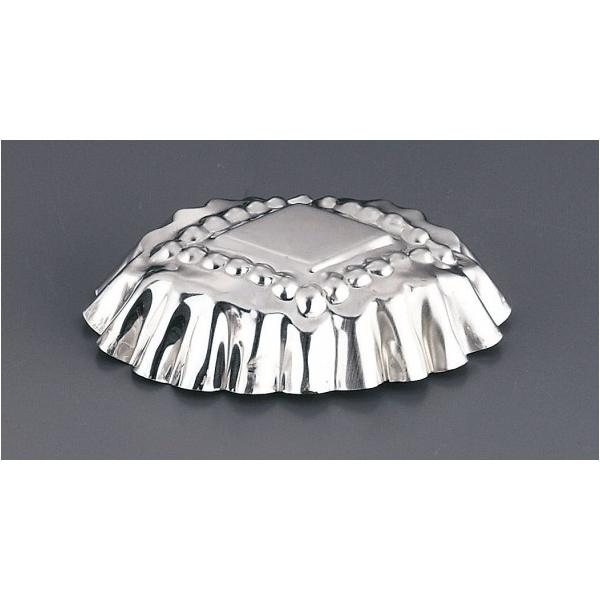 ●F.K印 ブリキケーキ型シリーズ ●(内寸)幅×奥行×深さ(mm):87×59×20   【サイズ】 〈中〉 【重量】 15 【入数】 1点 WKC50