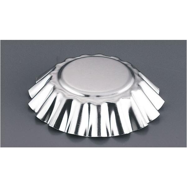 ●F.K印 ブリキケーキ型シリーズ ●内径×深さ(mm):φ80×19 ●底内径(mm):φ55   【サイズ】 〈中〉 【重量】 15 【入数】 1点 WKC34