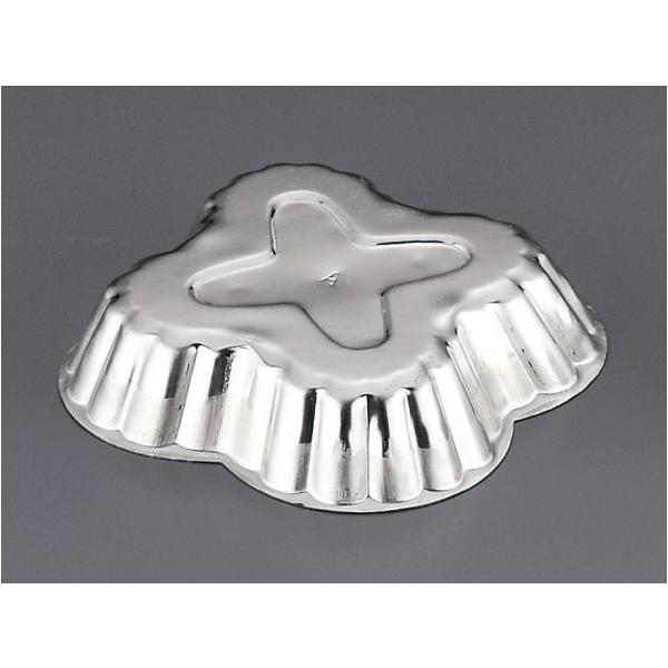 ●F.K印 ブリキケーキ型シリーズ ●(内寸)幅×奥行×深さ(mm):83×83×18   【サイズ】 〈中〉 【重量】 20 【入数】 1点 WKC16