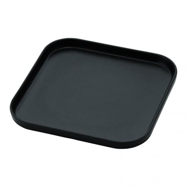 ●薄型切り立ち縁で朝食ビュッフェトレーとしてご使用いただけます。   ●白い器が料理の彩を際立てます。   ●食洗器使用可。 RPLN904  卓上用品 グラス・食器 メラミン食器  【サイズ】 M 【カラー】 ブラック 【入数】 1個 D...