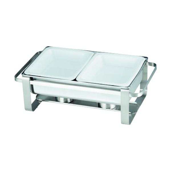 商品画像はイメージ画像です。実際とは異なる場合がございます。 ■特徴 KINGO オープンスタイル ビュッフェシリーズ燃料タイプ スタイルによりフードパンが選べます。 ※(別売電気保温ユニットで電気タイプにできます。 )お料理が映える陶器製...