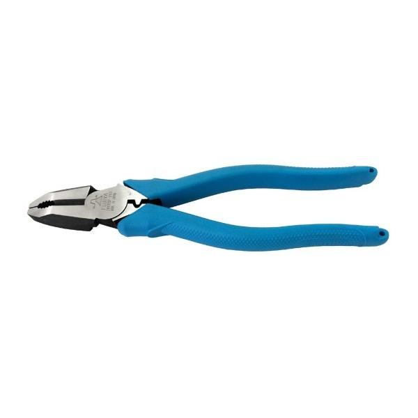 偏芯構造なので従来のペンチよりも軽く切断できます。 先端新形状でネジやナットの取り回しが可能です。 製造時の使用電力の20％を太陽光発電で賄っています。 簡易圧着機能付3000SP-200:(1.25〜3.5mm?)3000SP-225:(...