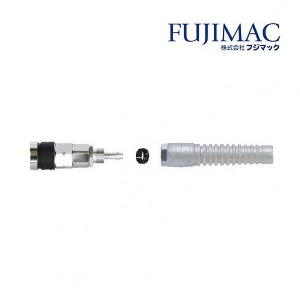 ●高圧用 ソケットセット 5mm用 ストッパータイプ ●ホース内径5.0mm×外径9.0mm用 ●取付する際は、必ず備え付けスリーブをホースにセットしてください。  【サイズ】 5mm用 【入数】 1個 5HPSG