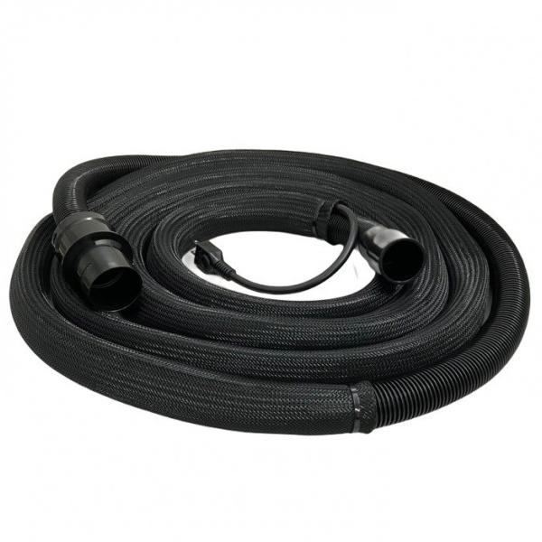 ●ホースとコードをまとめる事で、コードの絡みと誤切断を防ぎ、ホースの摩耗も軽減します。   ●よく滑る！蛇腹ホースが引っ掛からない。  引っ掛かりを大幅に軽減！  ●ホースカバーのメッシュはとても滑りやすく、凹凸がないため、障害物などへの引...