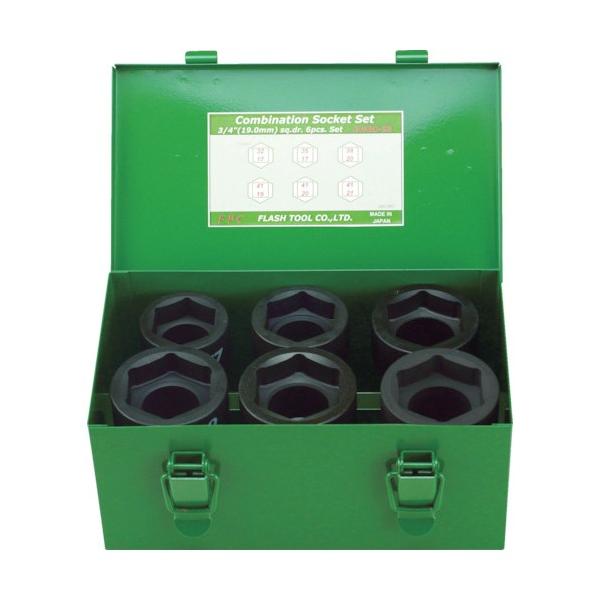 ■特徴 インパクトコンビソケットのセットです。  ■付属品 ピン・リング  ■材質 内容品:クロムモリブデン鋼    【重量】 537 g 【入数】 1Ｓ 【原産国】 日本