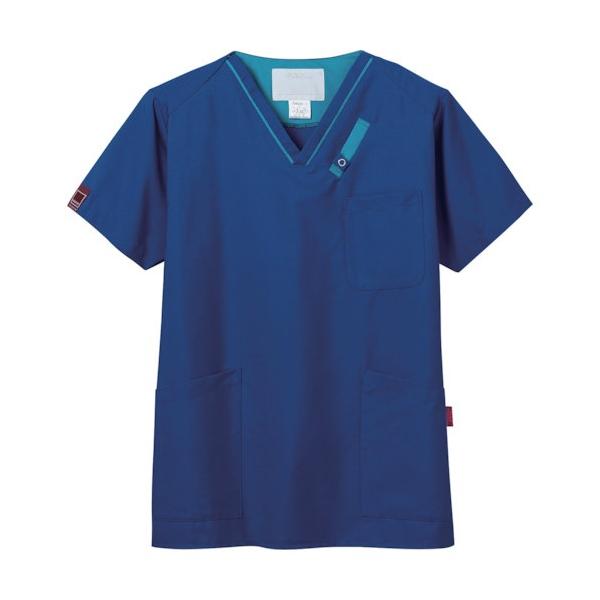 商品画像はイメージ画像です。実際とは異なる場合がございます。 ■特徴 人気のPANTONEスクラブに重量拡散のPHSポケットを追加し、Vネック部分に配色の切り替えをアクセントにしたスクラブです。 使用している「スクラブポプリン」はポリエステ...