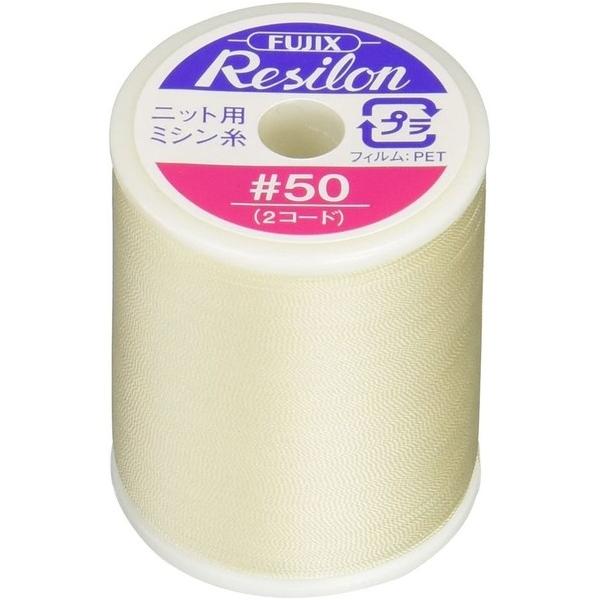 サイズ: ♯50 300m/巻 素材: ナイロン100% 用途: 伸縮性布地用 ナイロン糸に特殊樹脂加工を施し、可縫性を高めたフジックスオリジナルのミシン糸です。  適度な柔軟性と伸縮性があり、ストレッチ素材、ファンデーション、ニット製品に...