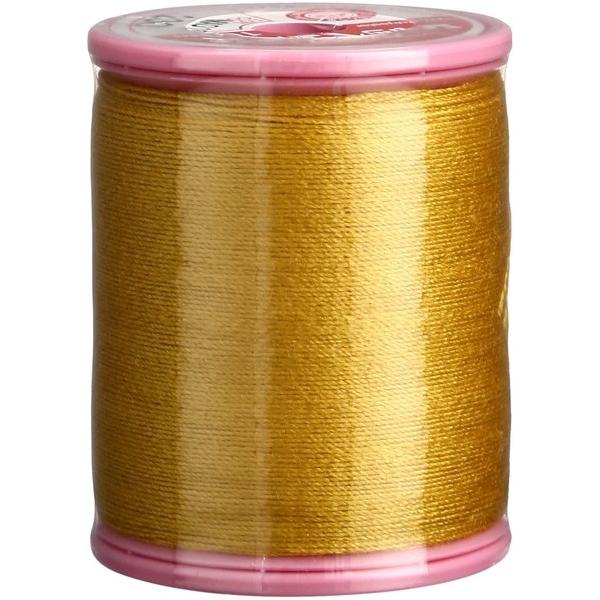 サイズ: ♯30 100m/巻 素材: ポリエステル100% 用途: 厚地用 使用ミシン針: 14〜16号 最もポピュラーな家庭用ミシン糸のシリーズです。  そのなかコットン、ウール、合せん、どんな生地にもなじみやすいのが特徴です。  なめ...